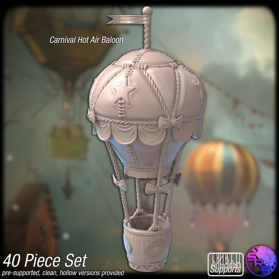 Fantasy Carnival Terrain – 3D Printed Fairground Scenery for 28–32mm ...