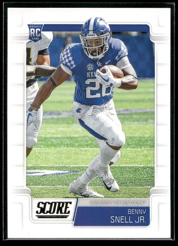 2019 Panini Score Benny Snell Jr. ROOKIE CARD Kentucky Wildcats #390 RC ...