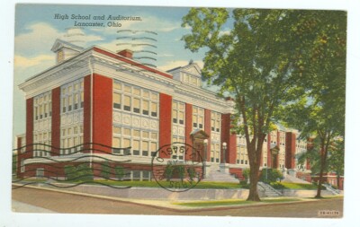 Lancaster, Ohio, High School & Auditorium (LancastOH16 | eBay