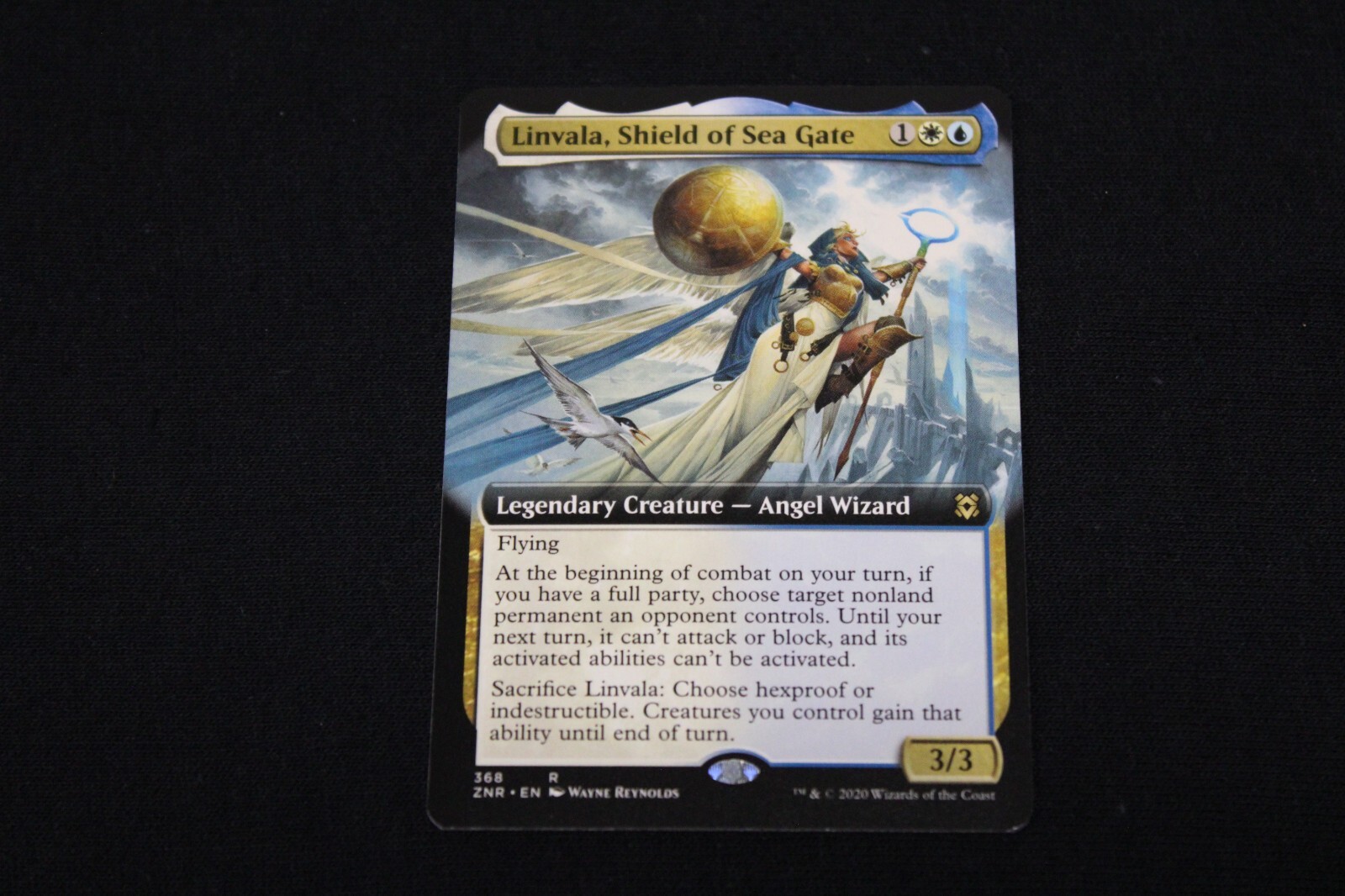 Linvala, Shield of Sea Gate Extended Art x3 Zendikar Rising Never ...