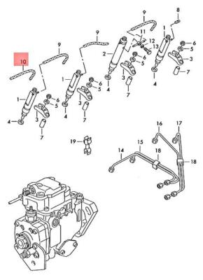 Genuine Hose in coils of 5m Order Unit 1 meter AUDI VW 80 90 059130329 ...