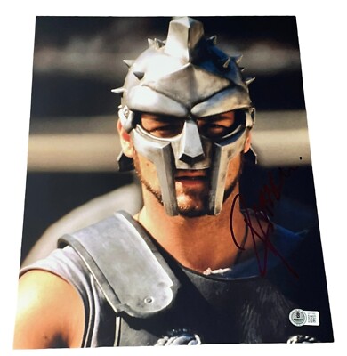 Russell Crowe Signed Autograph 11x14 Photo Authentic Gladiator Maximus ...