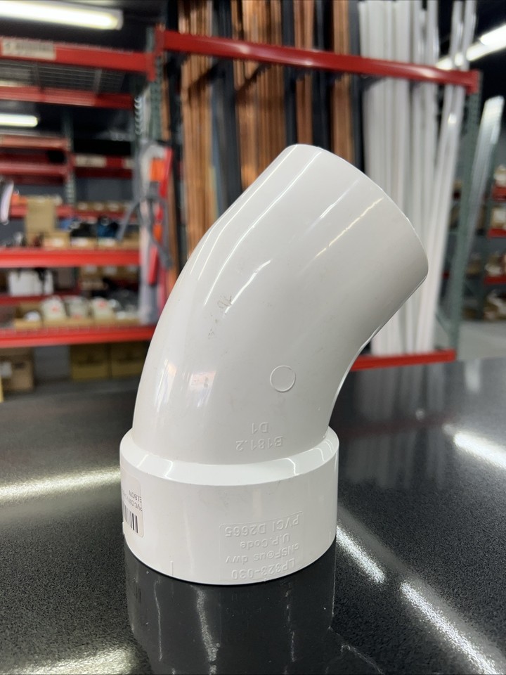 **LIQUIDATION** LESSO PVC DWV 3" 45DEG ST ELBOW | eBay