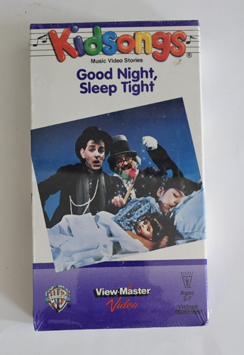 Kidsongs 'Good Night Sleep Tight' VHS Tape View-Master Video **NEW ...