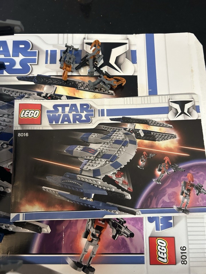 LEGO Star Wars: The Clone Wars Hyena Droid Bomber Building Set 8016 ...