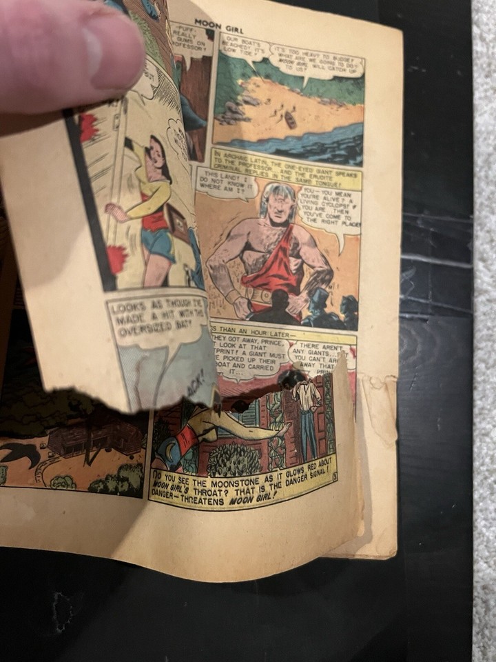 Moon Girl #4 (EC Comics 1948) FR/PR Moon Girl Vs. Vampire! PCH Johnny ...
