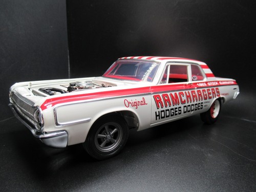 1964 DODGE D300 RAMCHARGERS MOPAR NHRA SUPER STOCK RACE CAR 1:18 ACME ...