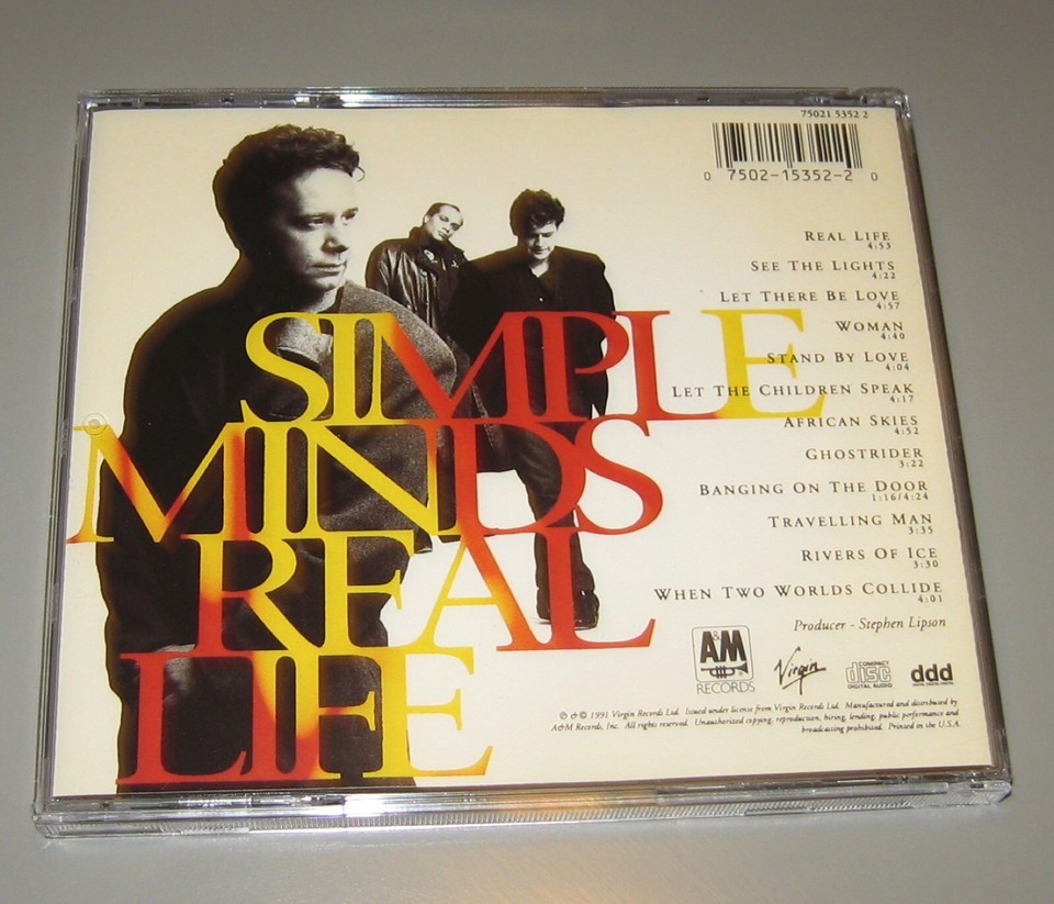 Simple Minds - Real Life (CD, 1991, Virgin Records) | eBay