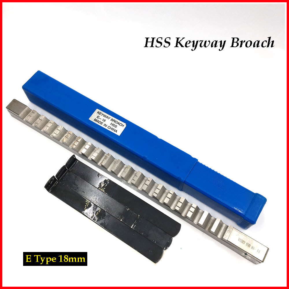 Metric Keyway Broach 18mm E Type & Shim Cutter Involute Spline Cutting ...