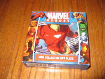Marvel Heroes Comics Mini Collector Plate Iron Man | eBay