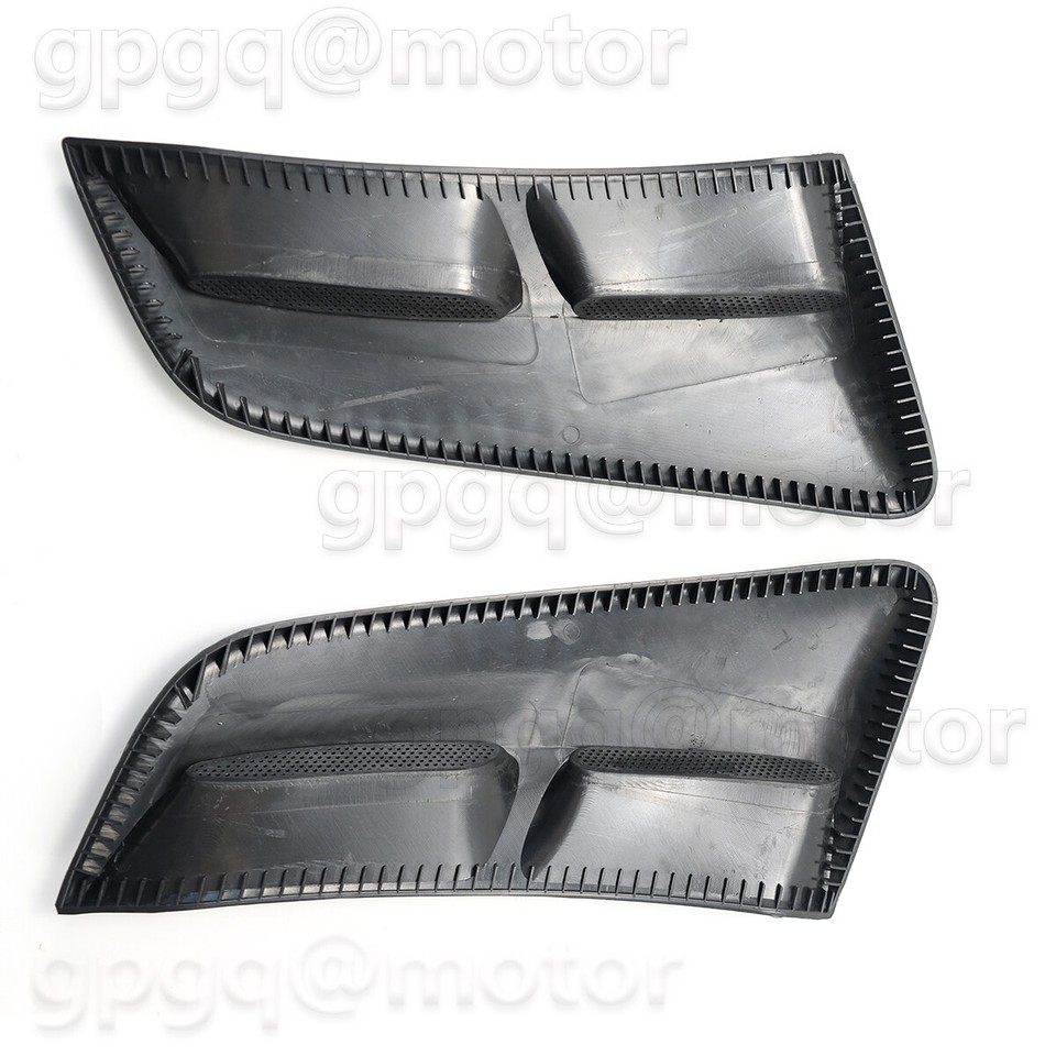 For Ford Mustang 2015-2023 Matte Black Rear Fender Side Panel Scoops ...