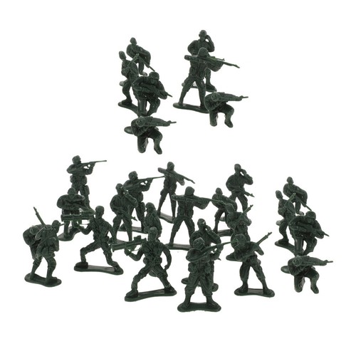 100pcs Mini Model Soldier Warriors Figures Plastic Mini Soldier Model ...