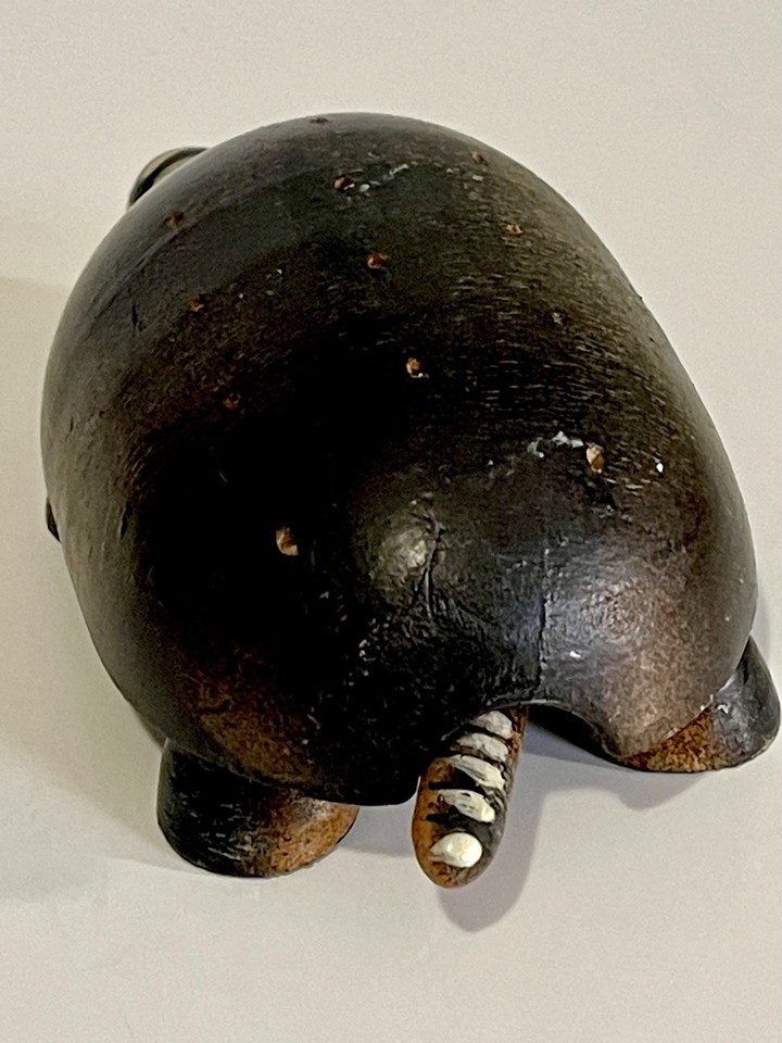 Vintage Bobble Head Bobble Tail Coconut Shell Tortoise Turtle Handmade ...