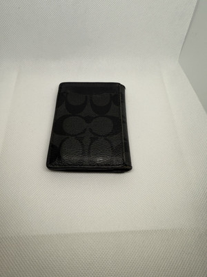 COACH New York Wallet Leather Card Holder Bifold Wallet.. | eBay