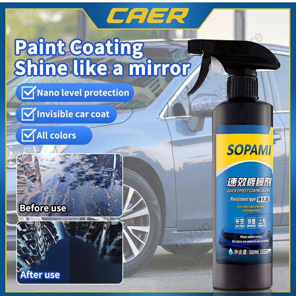 500ML Set Sopami Car Coating Spray Nano Ceramic |Protection Quick Car ...