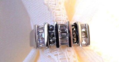 FAS 925 SS Setting is OUTSTANDING... QUALITY RING!! Size 7 Mint! | eBay