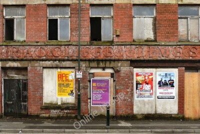 Photo 6x4 Radcliffe Times Offices Radcliffe/SD7807 The ornate lettering ...