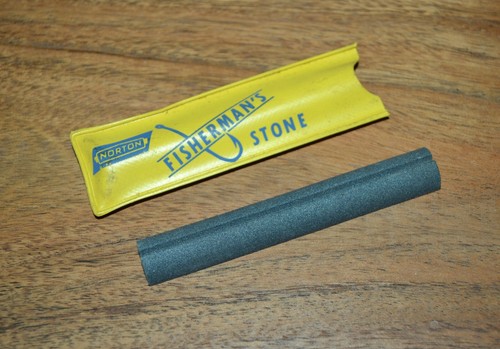 VINTAGE FISHERMANS SHARPENING STONE NORTON POCKET SIZED UNUSED | eBay