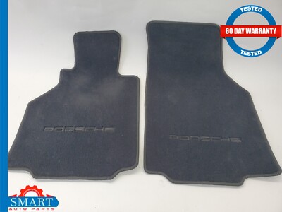 Porsche Boxster S 986 Floor Mats Carpets Black Set of 2 60k Miles 97-04 ...