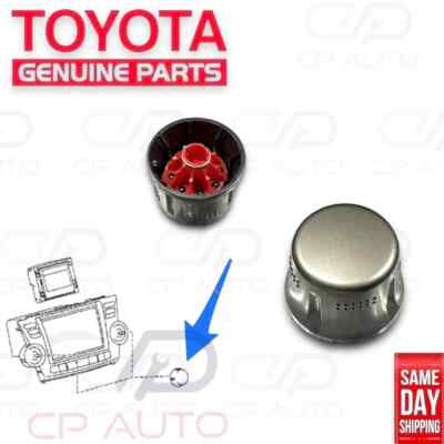 08 - 11 TOYOTA HIGHLANDER RADIO KNOB CD PLAYER DISPLAY KNOB W ...