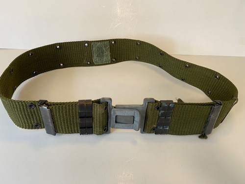 Pistol Belt USGI LC-1 Large US Military OD Green Individual Equipment ...