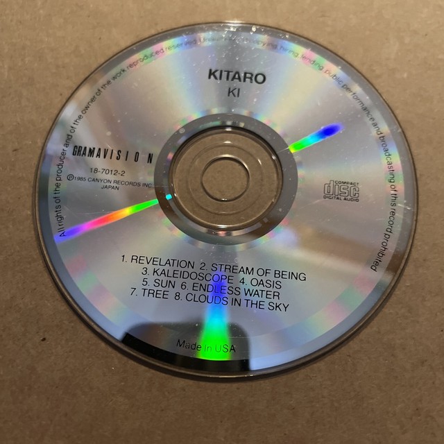 Kitaro KI CD Gramavision R2 79406 RARE 1985 for sale online | eBay