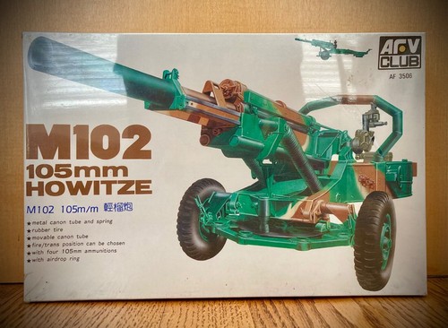 AFV Club 1/35 US M102 105mm Howitzer (AF 3506) w/ metal barrel New in ...