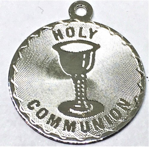 HOLY COMMUNION CHARM STERLING SILVER .925 BRAND- CREA STER 3/4 INCH | eBay