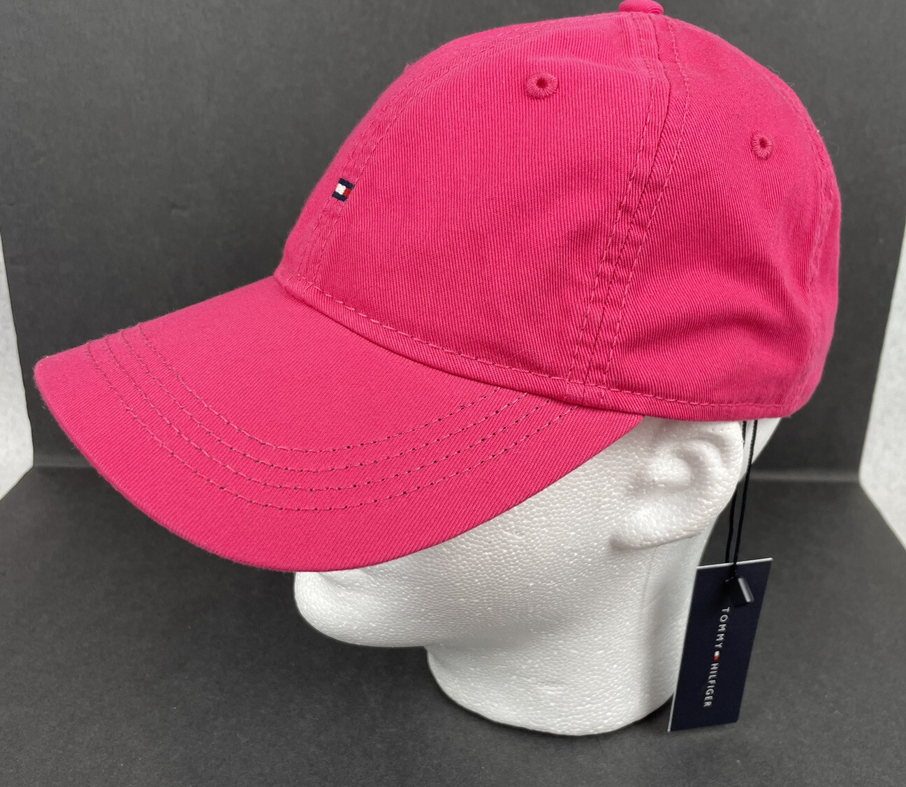 Tommy Hilfiger Hat Small Logo Fuschia Pink - Adjustable | eBay