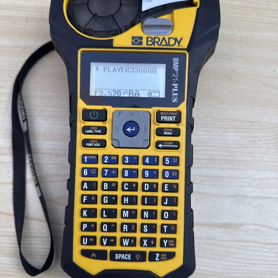 Brady BMP-21 Plus - Portable label printer 📮FREE POSTAGE 📮 | eBay