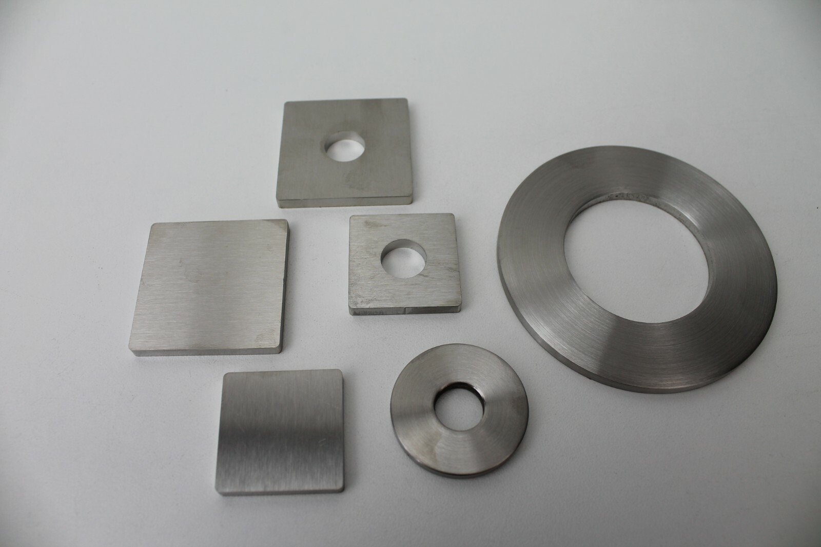 Anschweißblech Edelstahl K240 - Ronde Loch Metall Lasche Scheibe rund ...