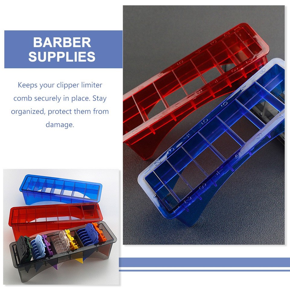 Clipper Guard Holder Hair Clipper Comb Storage Box Barber Tool ...