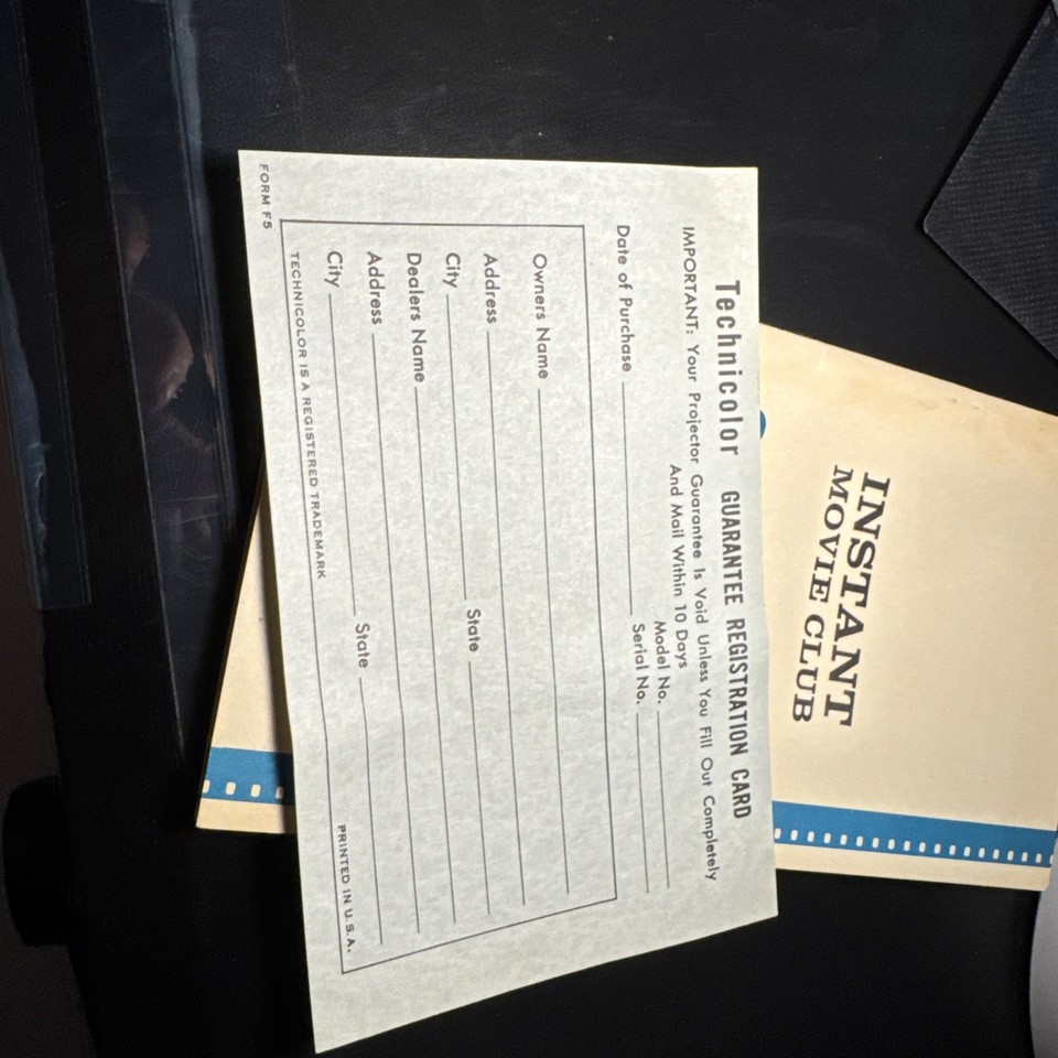 Technicolor Super 810 Instant Movie Projector – Vintage, Working | eBay