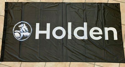 Holden Flag Black 'Holden' Logo Flag Horizontal | eBay Australia