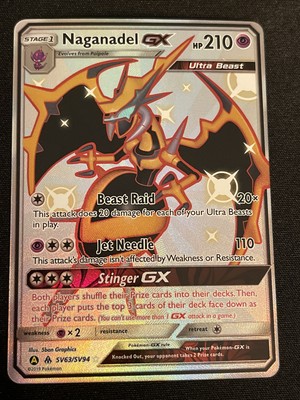 Pokémon TCG Nagandel GX Hidden Fates SV63/SV94 Holo Full Art | eBay
