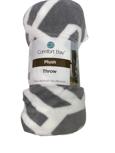 Comfort Bay Plush Throw Blanket | eBay