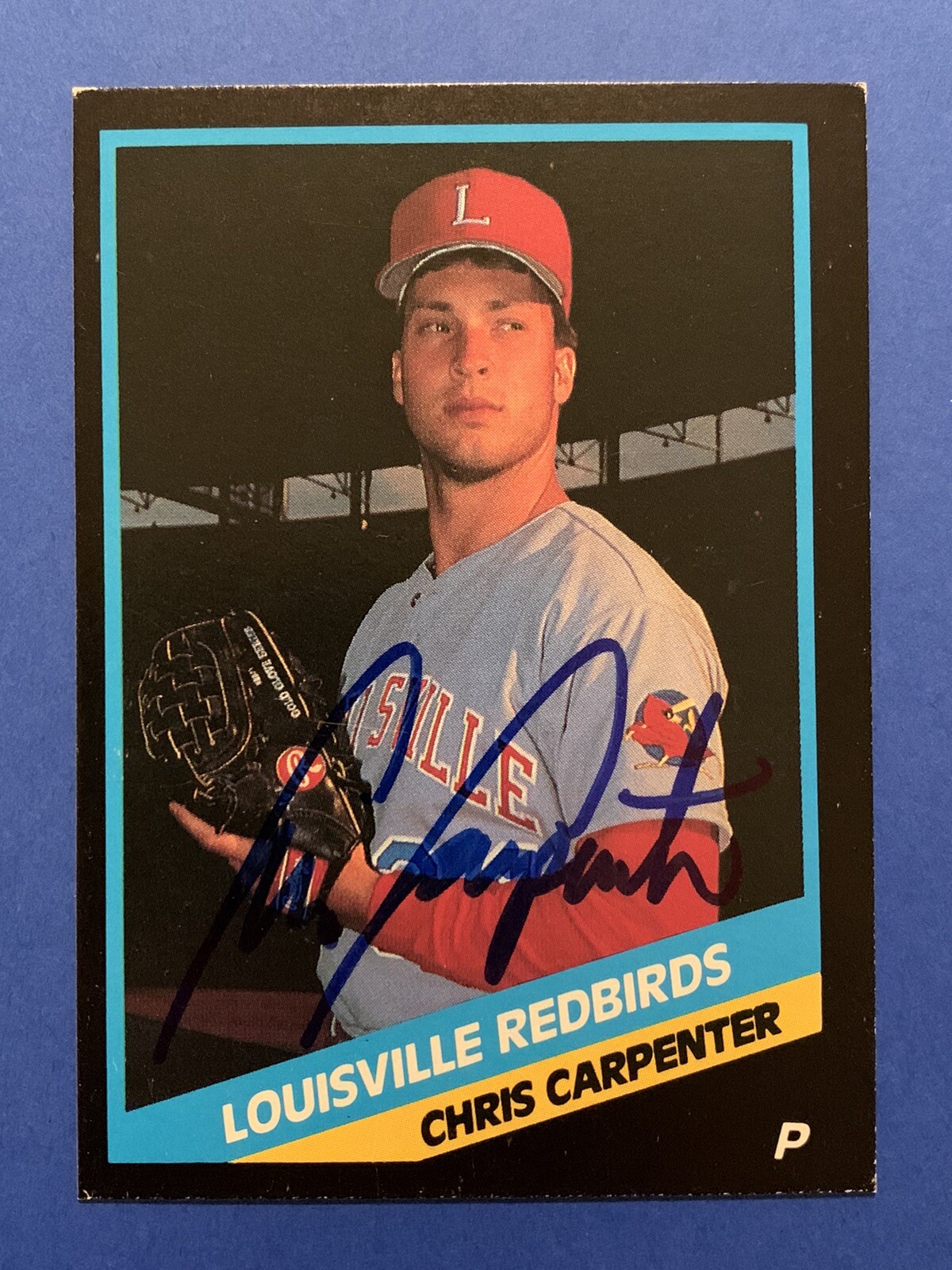 CHRIS CARPENTER Signed 1988 CMC #108 REDBIRDS / GEORGIA BULLDOGS ...