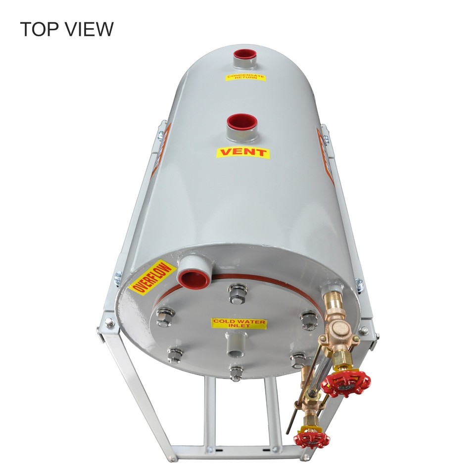 26 Gallon Stainless Steel Boiler Condensate Return Tank Complete Set ...