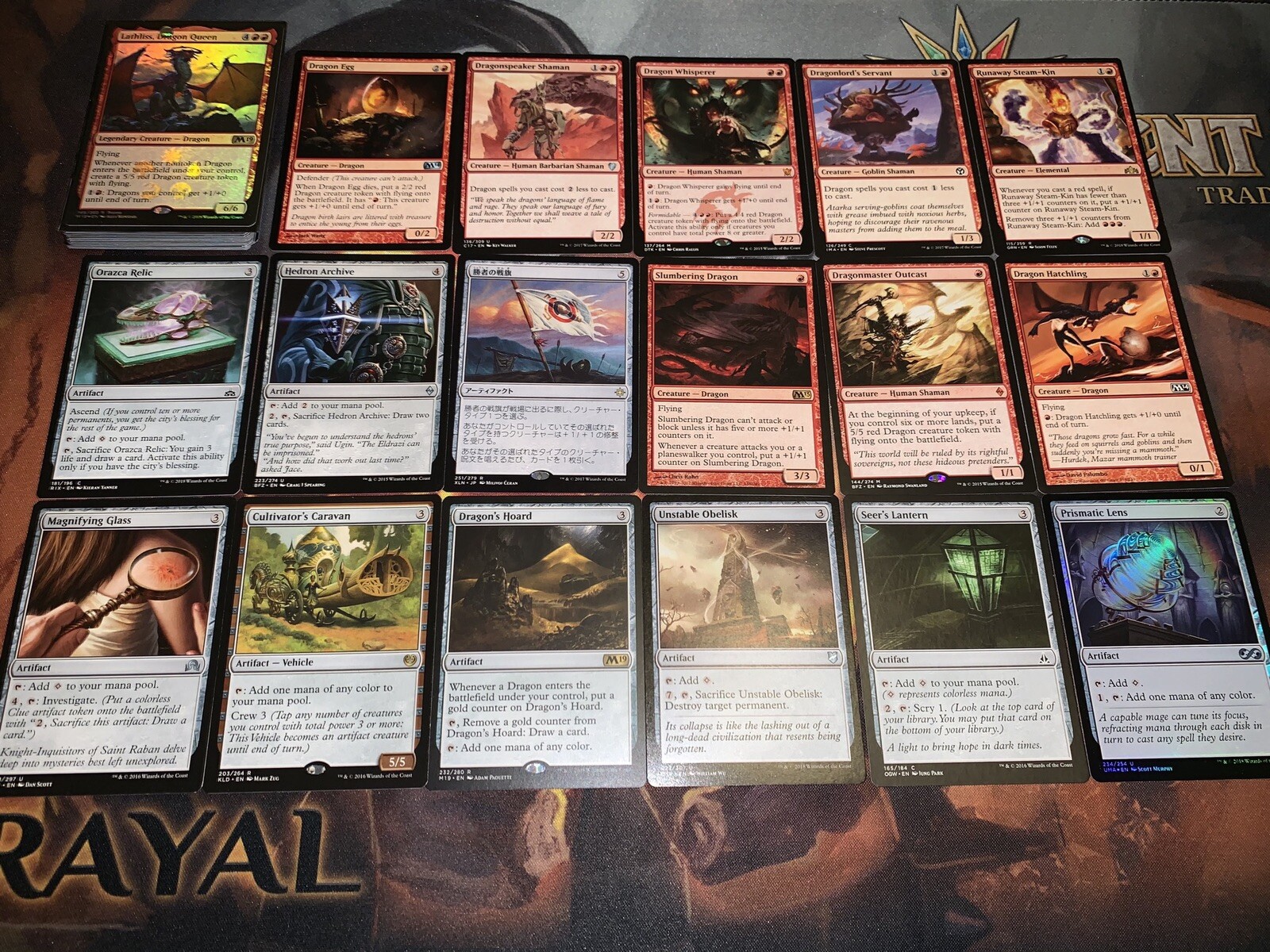 Mtg Full EDH Deck - **Lathliss, Dragon Queen Tribal** - Lots of Rares ...