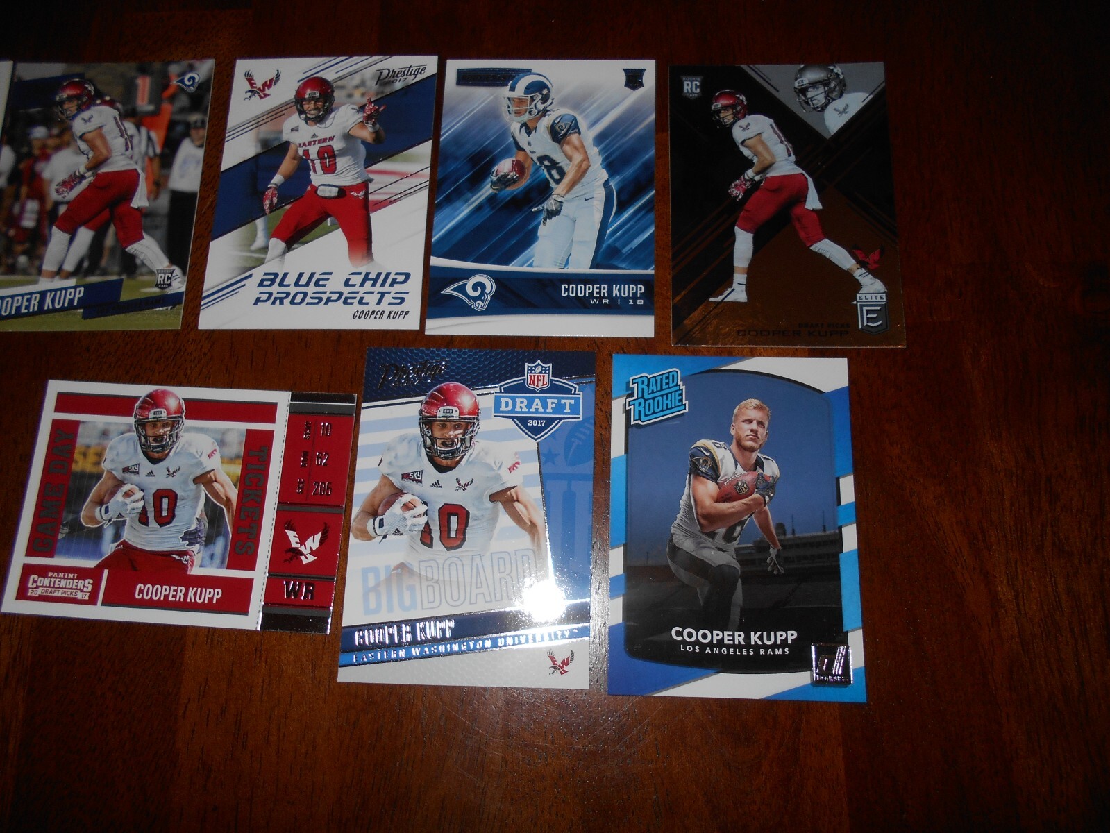 sprts Cooper Kupp football cards Lot of 9 Rookies | eBay