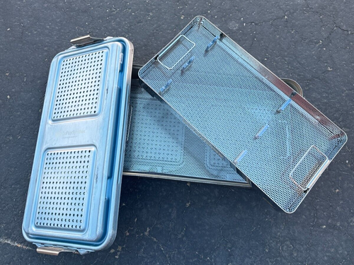 V. Mueller Genesis CD3-7B Sterilization Container 2 LAYER BASKETS 7" X ...