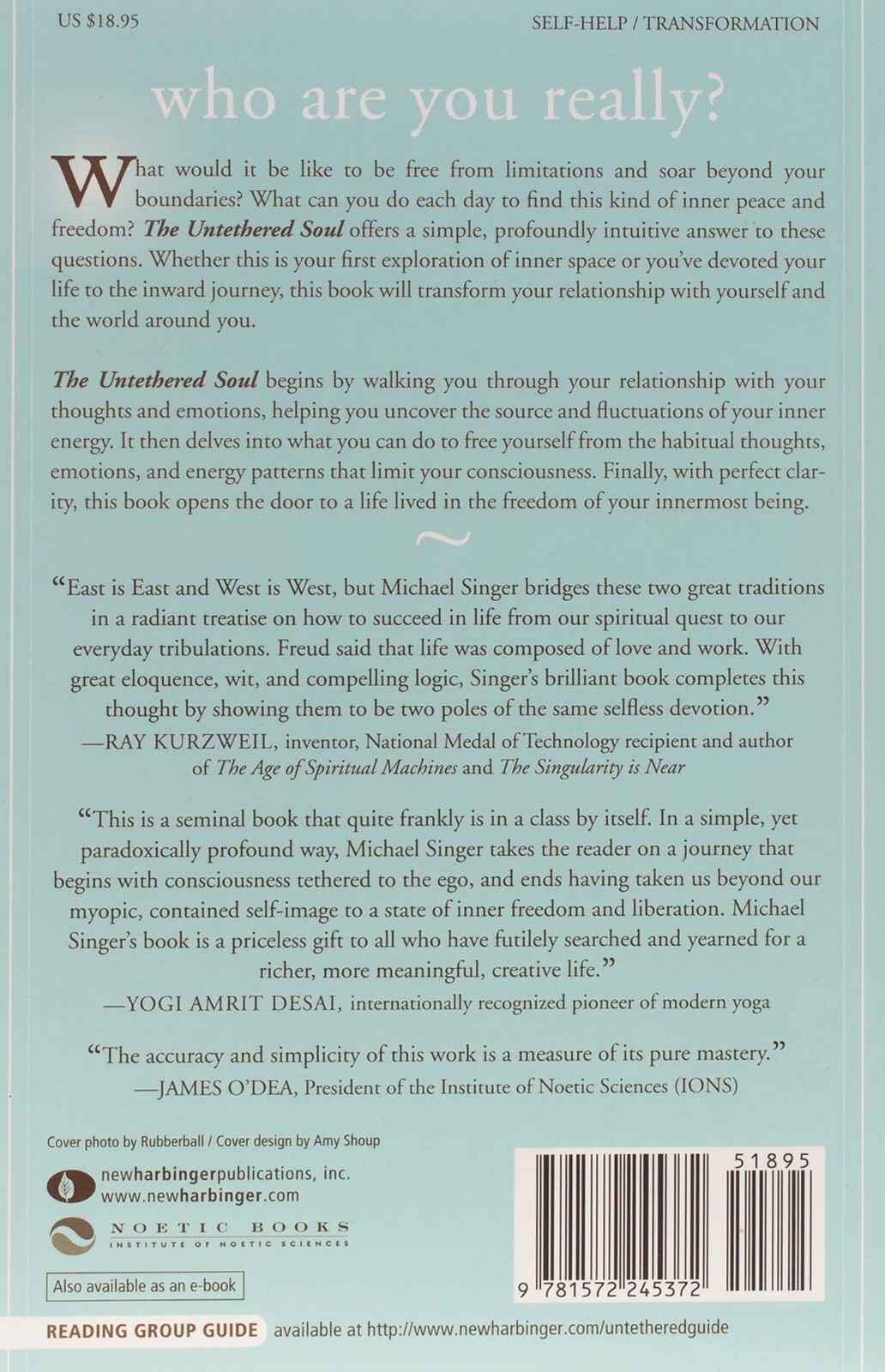 The Untethered Soul: The Journey Beyond Yourself by Michael Alan Singer ...