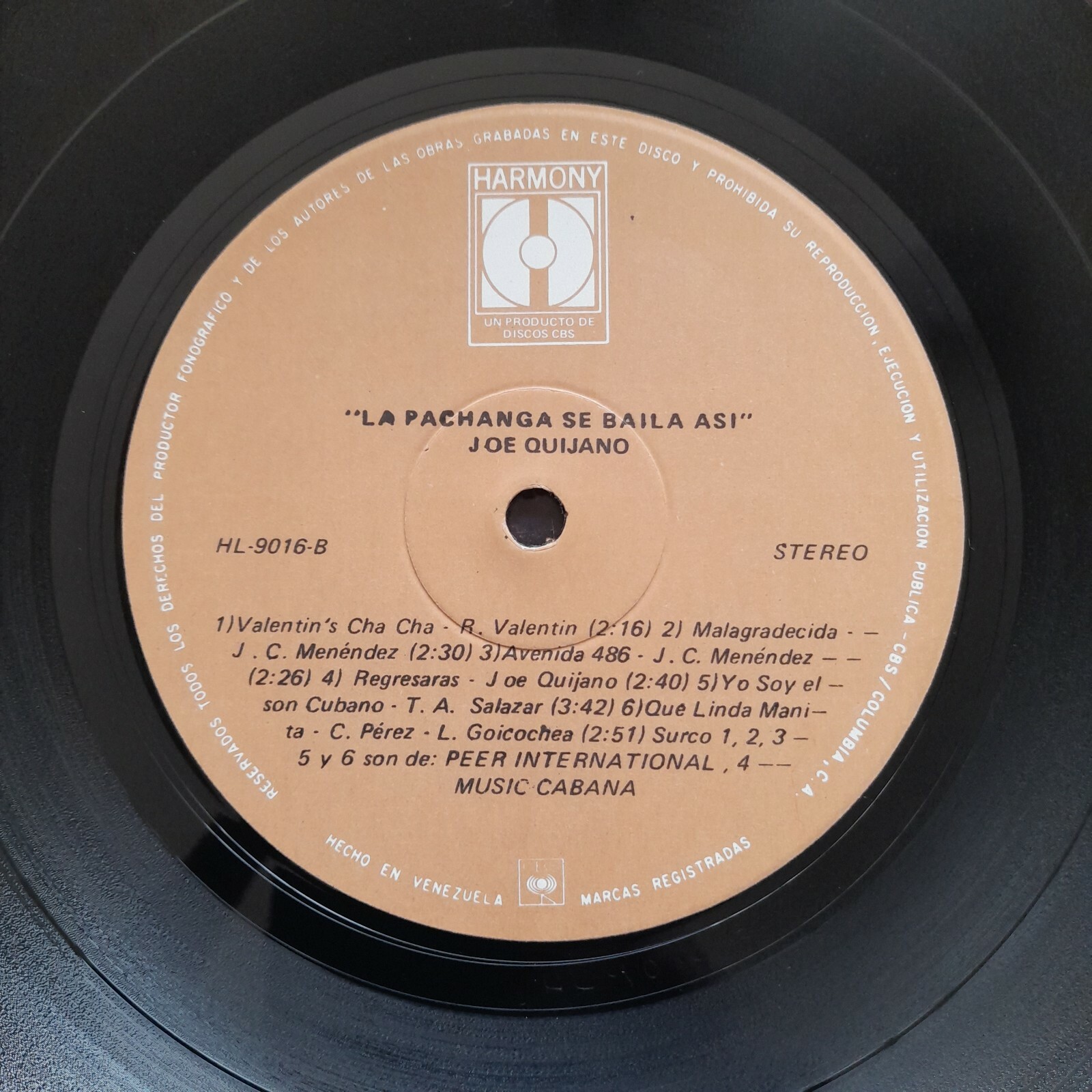 Joe Quijano Y Su Orquesta -La Pachanga Se Baila Asi - Mambo, Pachanga ...