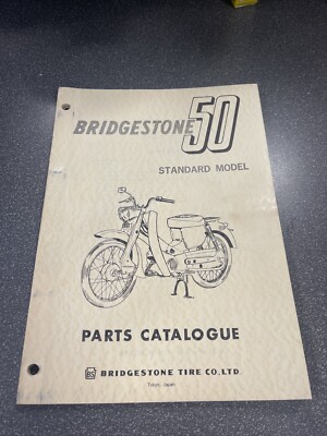 Bridgestone 50 Standard Model Parts Catalogue Catalog | eBay