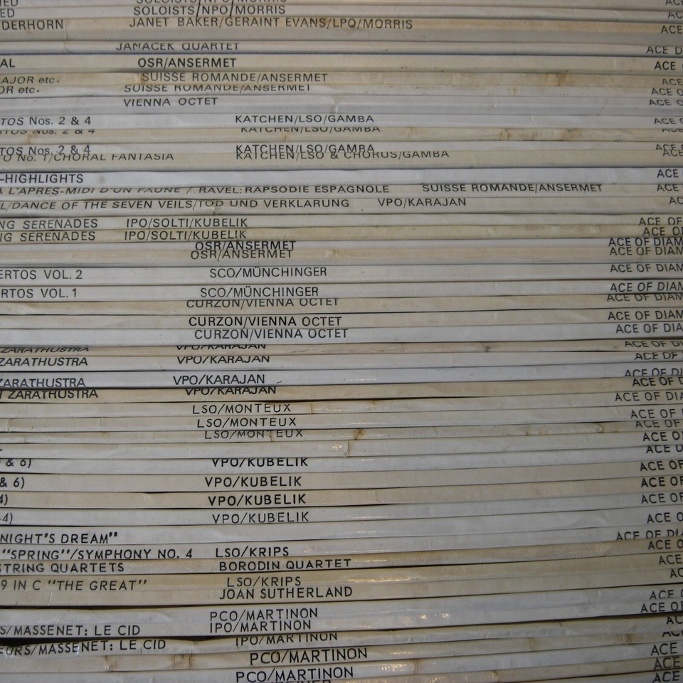 Mint VINYL JOB LOT ASD SAX SXL Thousands Rare Classical Violin Cello ...