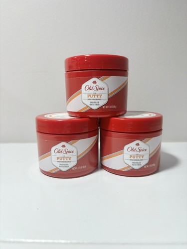 3 Pack Old Spice Putty High Hold Matte Finish Hair Product High ...