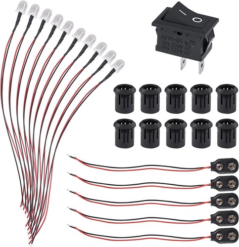 26pcs/Set DC 12V LED Diodes 10mm LED Light Lamp Bulb Prewired Emitting ...