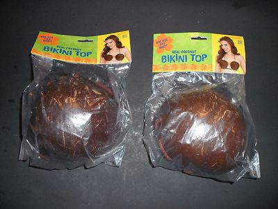 Real Coconut Bikini Tops-2 NEW | eBay