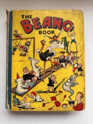 THE BEANO BOOK No.1 1940 RARE 1st FIRST EDITION ANNUAL, DC THOMSON & Co ...