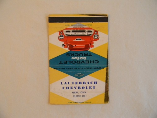 Perry Iowa transportation 54 (?) Chevrolet Task Force Trucks low # 800 ...